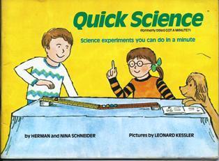 Quick Science: Science Experiments You Can Do in a minute by Herman ...