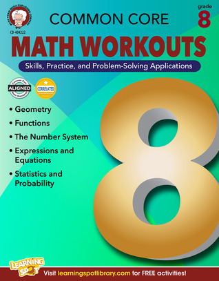 Mark Twain Common Core Math Workouts Resource Book, Grade 8, Ages 13 ...