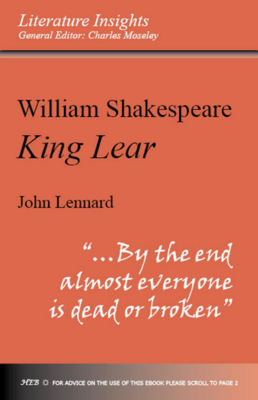 William Shakespeare: King Lear (Literature Insights) by John Lennard ...