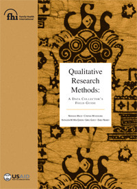 Qualitative Research Methods: A Data Collector's Field Guide by Natasha ...