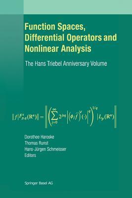 Function Spaces, Differential Operators and Nonlinear Analysis: The ...
