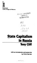 State Capitalism in Russia by Tony Cliff | Goodreads