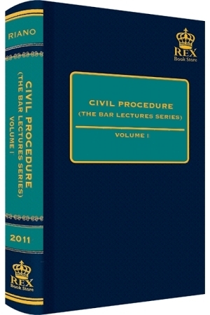 Civil Procedure (The Bar Lecture Series) Volume I by Willard B. Riano | Goodreads