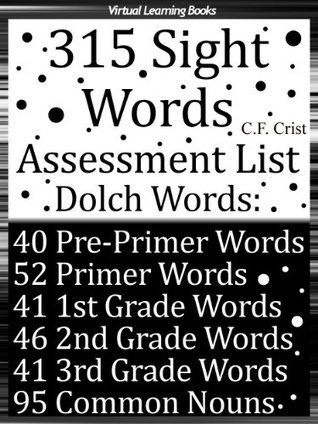 First 315 Sight Words - Assessment List (Dolch Words) Learn to Read ...
