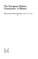 The European Defence Community: A History by Edward Fursdon | Goodreads