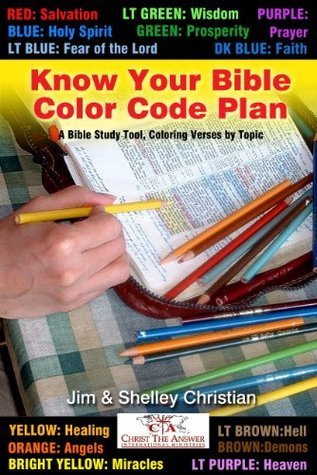 Know Your Bible Color Code Plan: A Bible Study Tool, Coloring Verses by ...