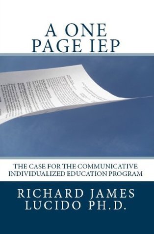 A One Page IEP: The Case for the Communicative Individualized Education ...