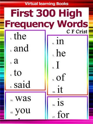 Flash Cards: First 300 High Frequency Words (Phonic Ebooks: Learn To ...