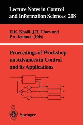 Proceedings of Workshop on Advances in Control and its Applications by ...