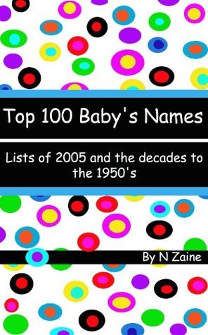 Top 100 Baby Names List from 2005 to the decades of the 1950's. by N ...