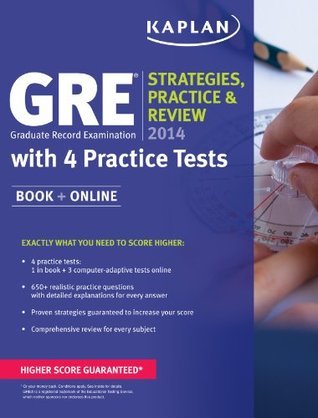 GRE® 2014 Strategies, Practice, and Review with 4 Practice Tests: Book ...