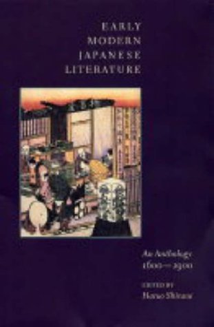 Early Modern Japanese Literature: An Anthology, 1600-1900 by Haruo ...