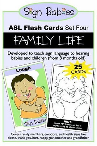 Sign Babies ASL Flash Cards, Set Four: Family Life by Sign Babies ...