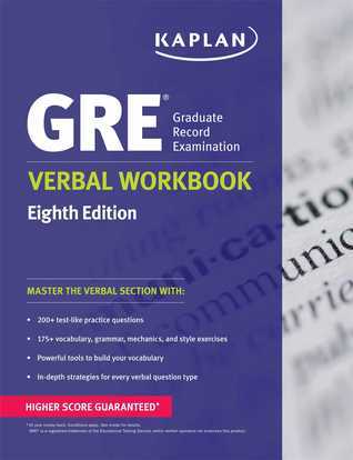 Kaplan GRE Verbal (Kaplan Test Prep) by Kaplan Test Prep | Goodreads