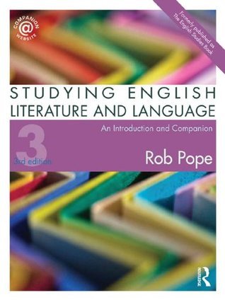 Studying English (Pope): An Introduction and Companion by Rob Pope ...