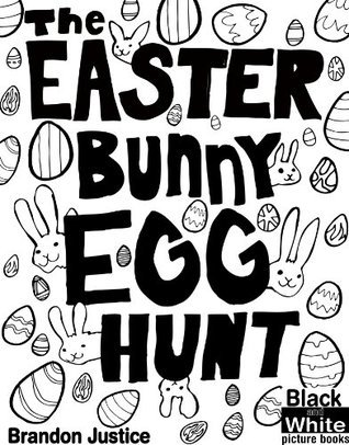 The Easter Bunny Egg hunt - Children's Easter game book - Black & White ...