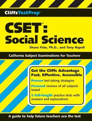 CliffsTestPrep CSET: Social Science by Shana Pate | Goodreads