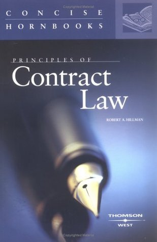 Principles Of Contract Law (Hornbook Series) by Hillman a. Robert ...