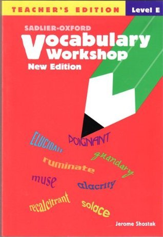 Sadlier-Oxford Vocabulary Workshop, Level E, Teacher's Edition by ...