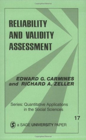 Reliability and Validity Assessment by Edward G. Carmines | Goodreads