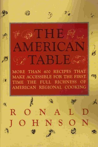 The American Table by Ronald Johnson | Goodreads