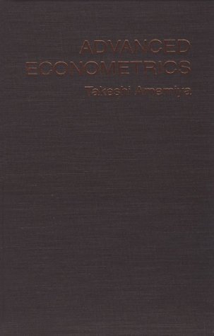 Advanced Econometrics by Takeshi Amemiya | Goodreads