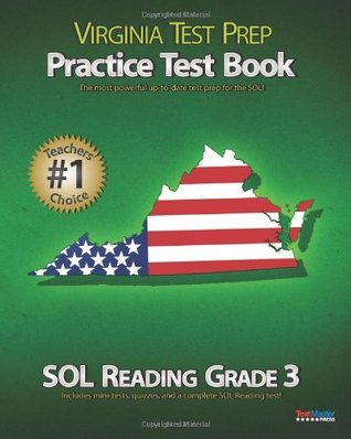 VIRGINIA TEST PREP Practice Test Book SOL Reading Grade 3 by Test ...