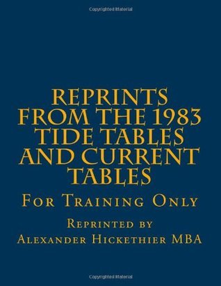 Reprints from the 1983 Tide tables and Current Tables by Alexander F ...