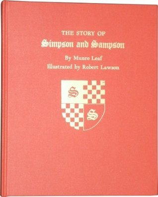 The Story of Simpson and Sampson by Munro Leaf | Goodreads
