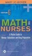Math For Nurses: A Pocket Guide To Dosage Calculation And Drug ...
