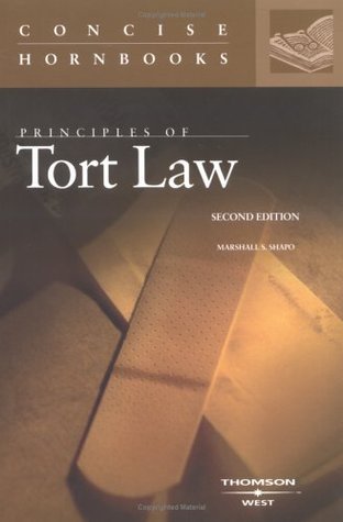 Principles of Tort Law: The Concise Hornbook Series by Marshall S ...