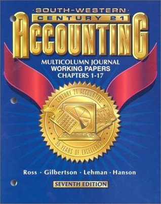 Century 21 Accounting 7E Multicolumn Jounal Approach: Working Papers ...