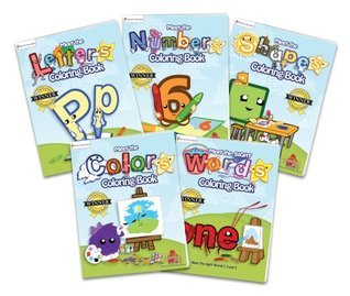 Preschool Prep Coloring Book Pack - 5 Coloring Books by Kathy Oxley ...