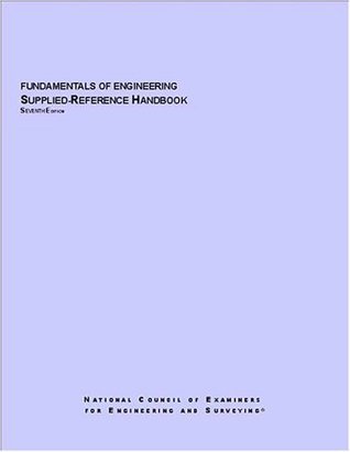 Fundamentals Of Engineering Supplied-Reference Handbook by National ...