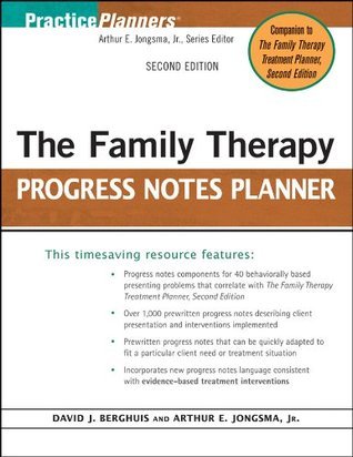 The Family Therapy Progress Notes Planner by Arthur E. Jongsma Jr ...