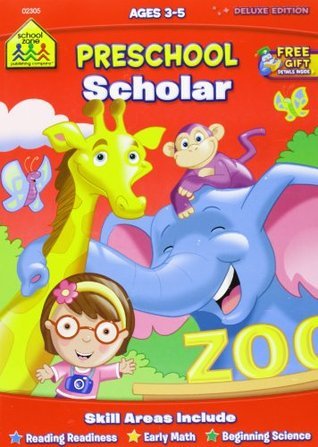 School Zone Preschool Scholar Workbook: 64 Pages, Pre-K, Kindergarten ...