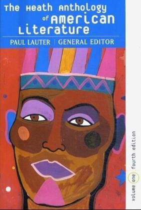 The Heath Anthology of American Literature, Volume 1 by Paul Lauter ...
