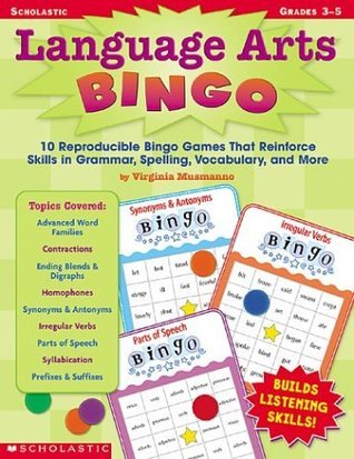 Language Arts Bingo by Virginia Musmanno | Goodreads