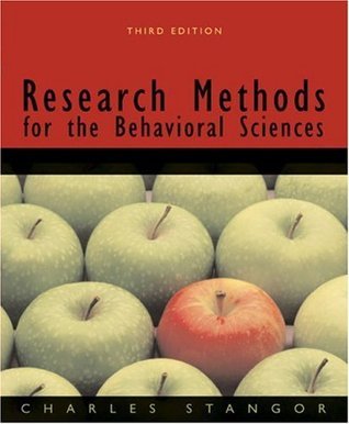 Research Methods for the Behavioral Sciences by Charles Stangor | Goodreads