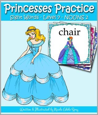 Princesses Practice: NOUN Level 2 Sight Words - 45 Flash Cards by ...