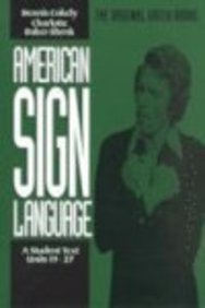 American Sign Language Green Books, A Student Text Units 19-27 by ...