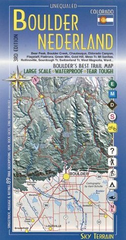 Boulder Nederland Trail Map 4th Edition by Sky Terrain | Goodreads