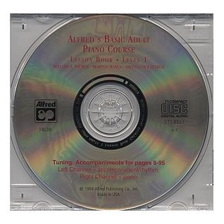 Alfred's Basic Adult Piano Course CD for Lesson Book: Level 1 by Amanda ...