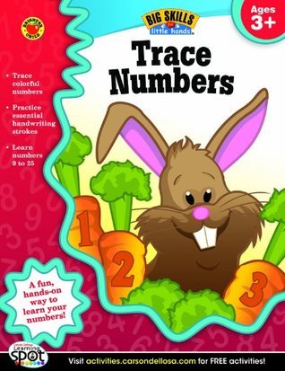 Carson Dellosa Trace Numbers Workbook for Preschool-Kindergarten—Number ...