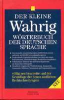Der kleine Wahrig. Wörterbuch der deutschen Sprache by Gerhard Wahrig | Goodreads