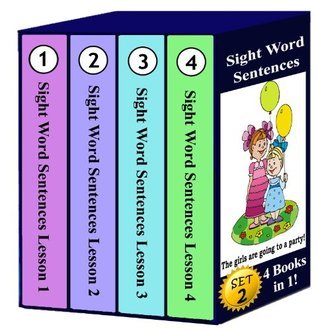 Sight Word Sentences Set 2 - Lessons 1-4: 4 Books in 1! by Marie Cirano ...