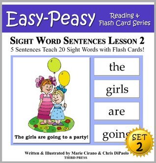 Sight Word Sentences Set 2 - Lesson 2: 5 Sentences Teach 20 Sight Words ...