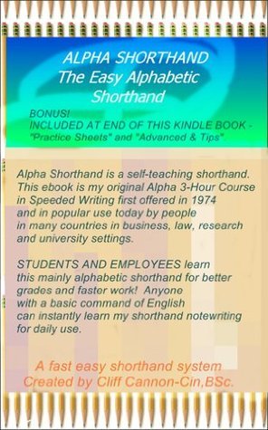 Alpha Shorthand, The Easy Alphabetic Shorthand - Reformatted for Ebook ...