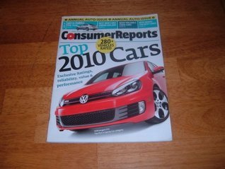 Single Issue Consumer Reports April 2010 Annual Auto Issue By