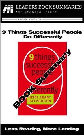 9 Things Successful People Do Differently - Book Summary by The Growing ...